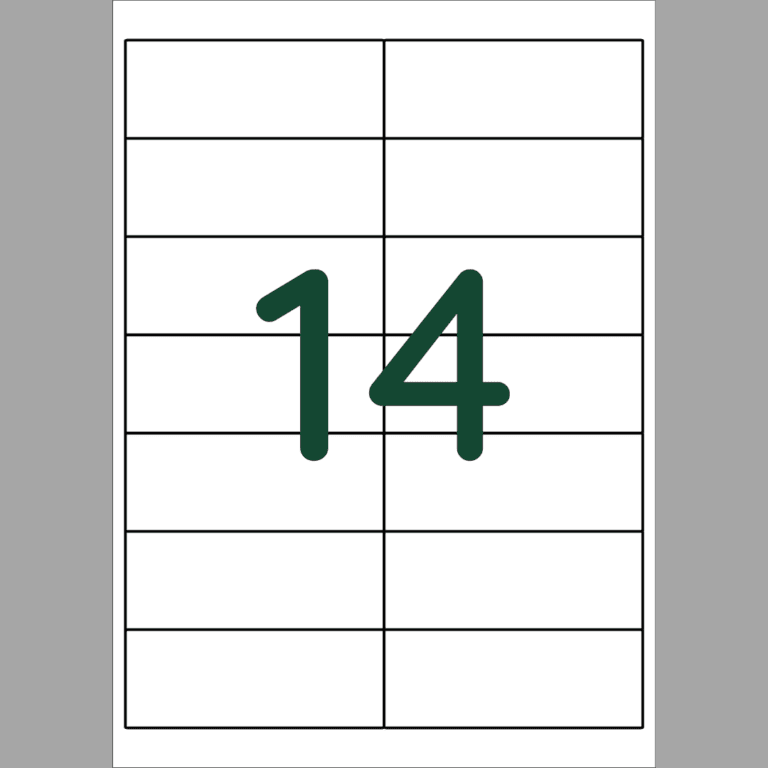 A4 Sheet Labels - Blank Printer Labels | Labels Zoo