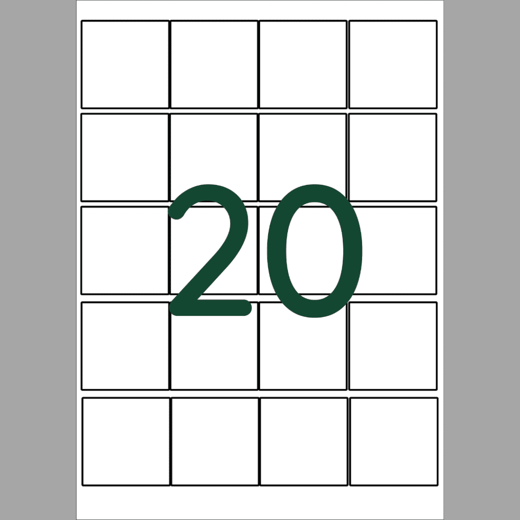 A4 Sheet Labels - Blank Printer Labels | Labels Zoo