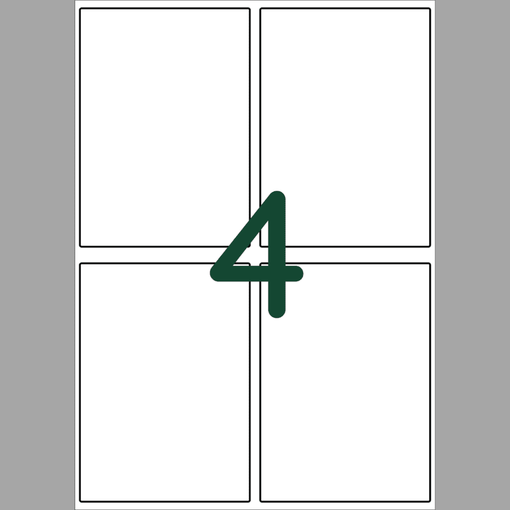A4 Sheet Labels - Blank Printer Labels | Labels Zoo