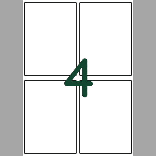 A4 Sheet Labels - Blank Printer Labels | Labels Zoo